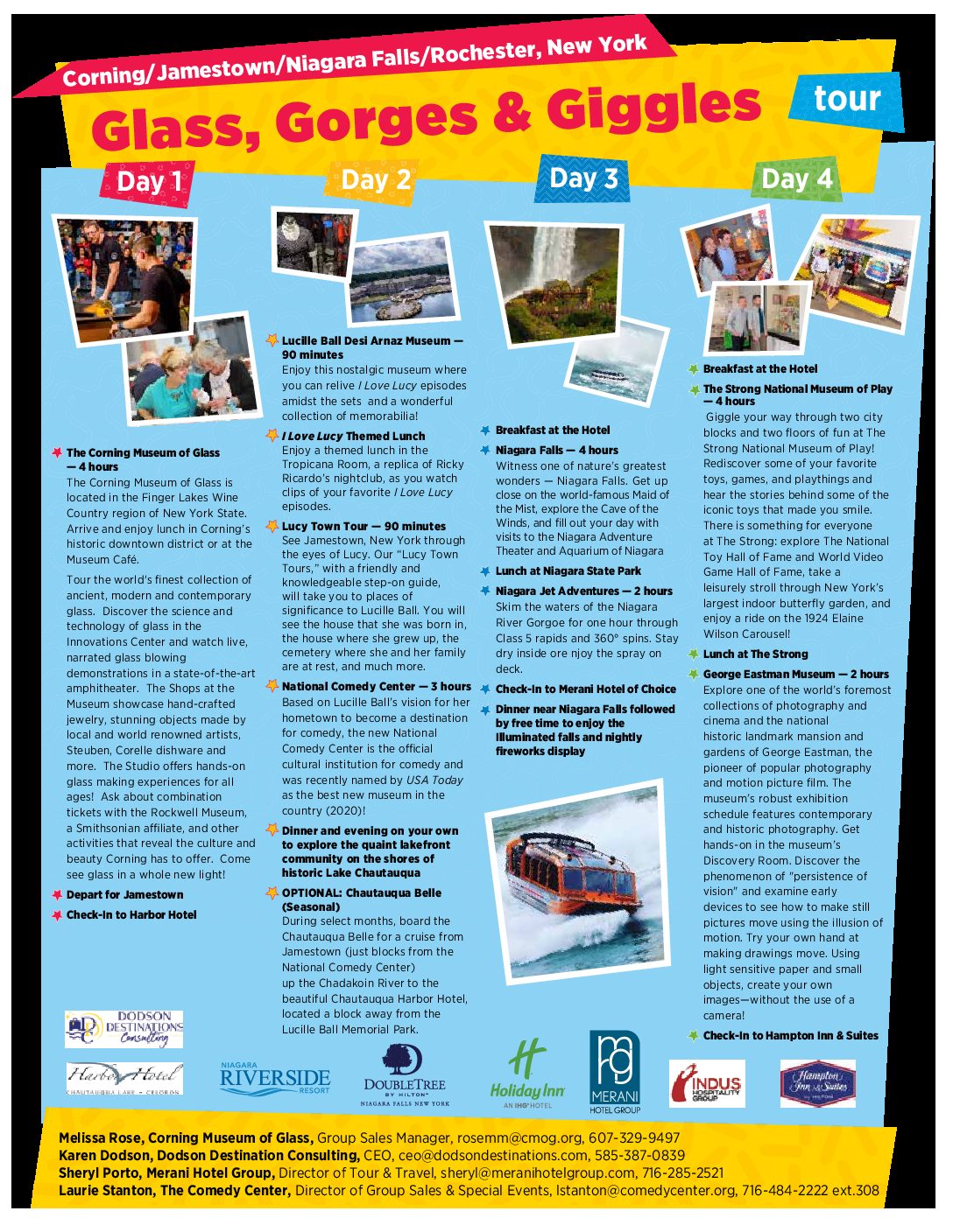 Glass Gorges and Giggles - The Group Travel Leader | Group Tour and ...