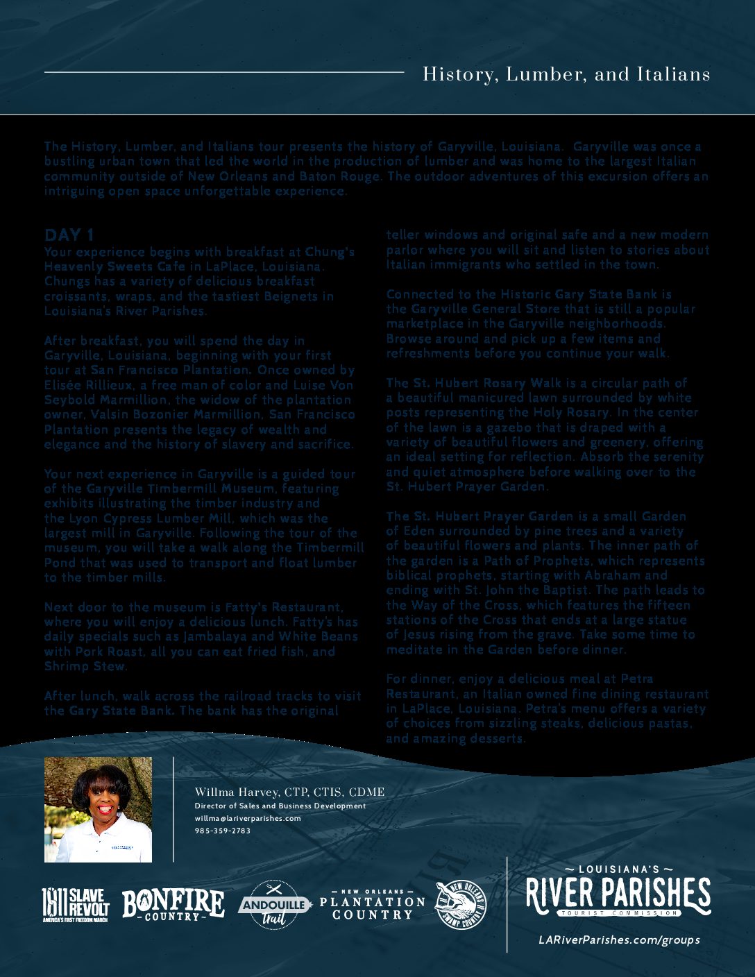 Louisiana River Parishes- History Lumber and Italians - The Group ...