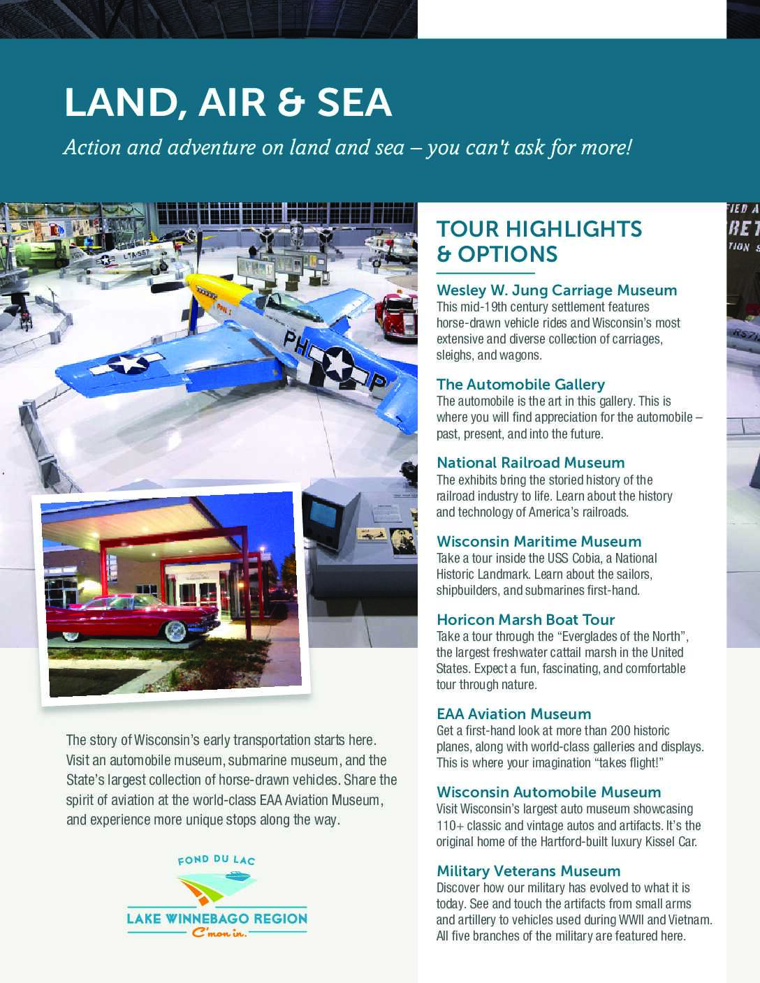 Land Air Sea Destination-Lake-Winnebago-Itinerary.pdf - The Group ...